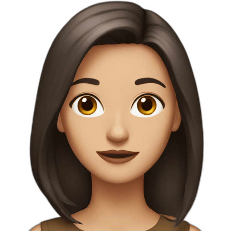 Angela brunette emoji | AI Emoji Generator