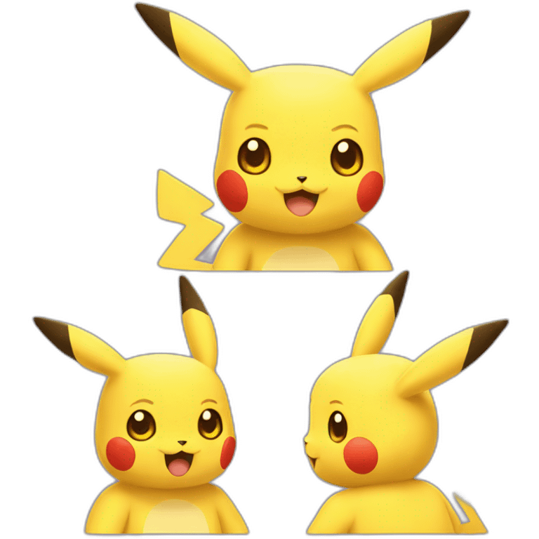 Pikachu chad emoji