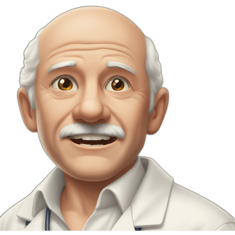wise old doctor with style emoji | AI Emoji Generator