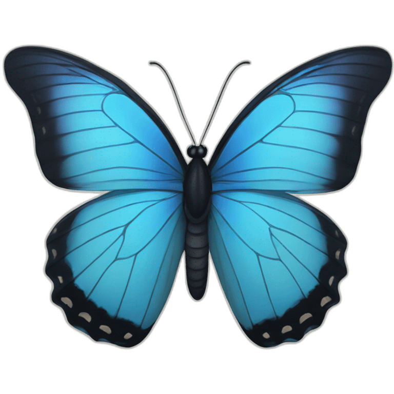 Blue butterfly emoji | AI Emoji Generator