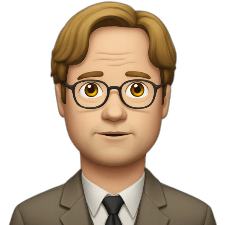 Dwight Schrute emoji | AI Emoji Generator