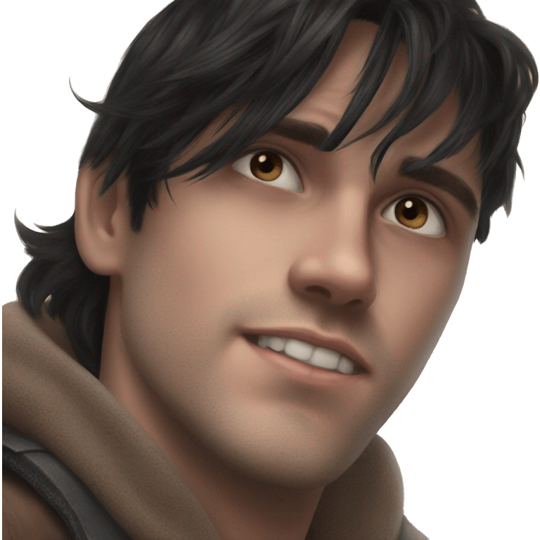 serious stare portrait portrait pose emoji | AI Emoji Generator