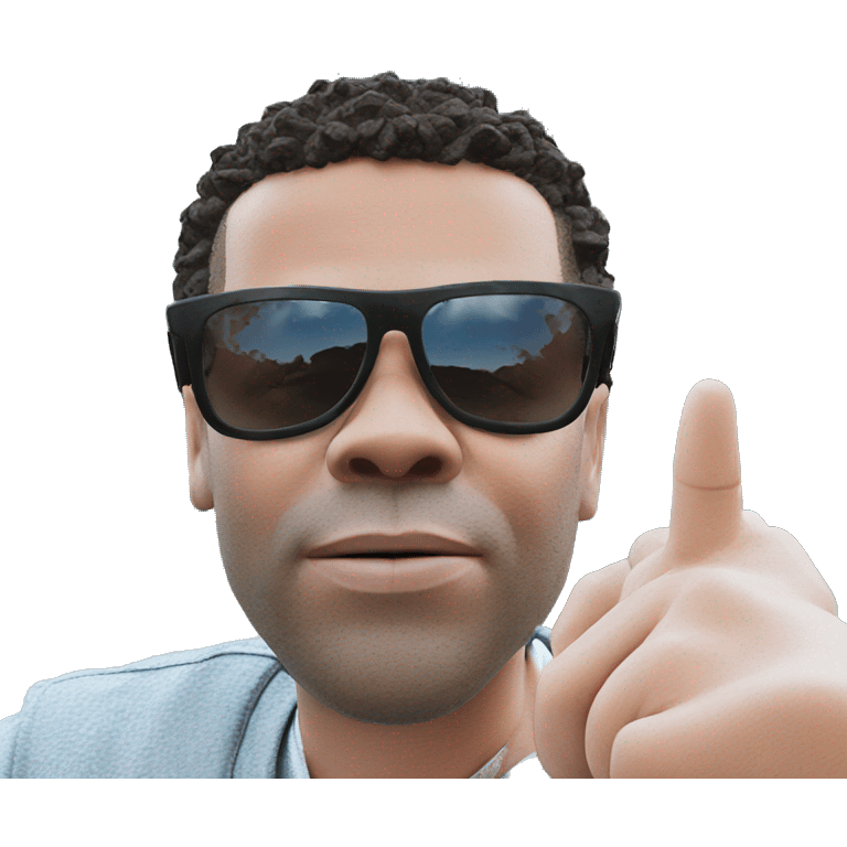 cool dude with sunglasses emoji | AI Emoji Generator