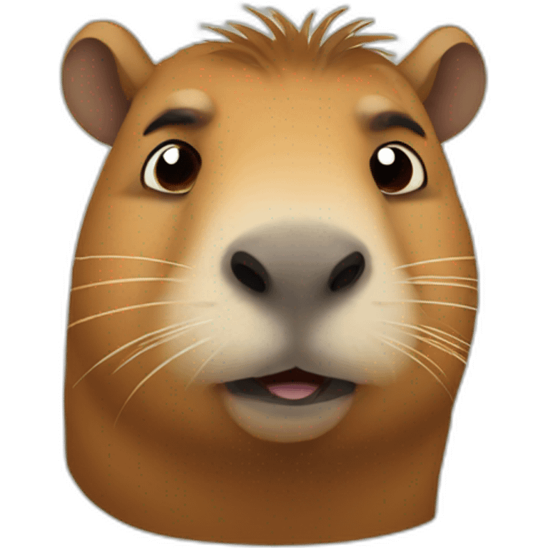 Capybara triste emoji | AI Emoji Generator