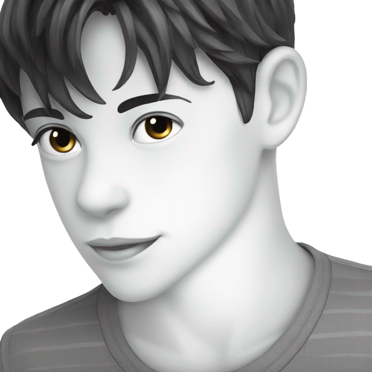 smiling boy on white background emoji | AI Emoji Generator