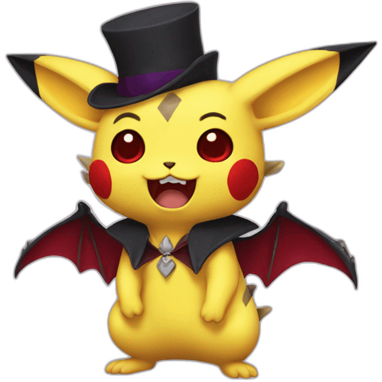 Vampire pikatchu emoji | AI Emoji Generator