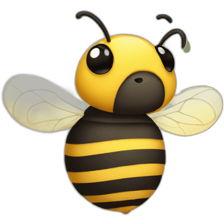 Sad bee emoji | AI Emoji Generator