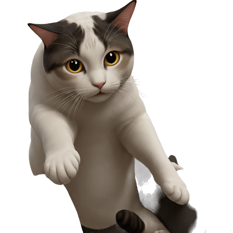 realistic cat gazing directly emoji | AI Emoji Generator
