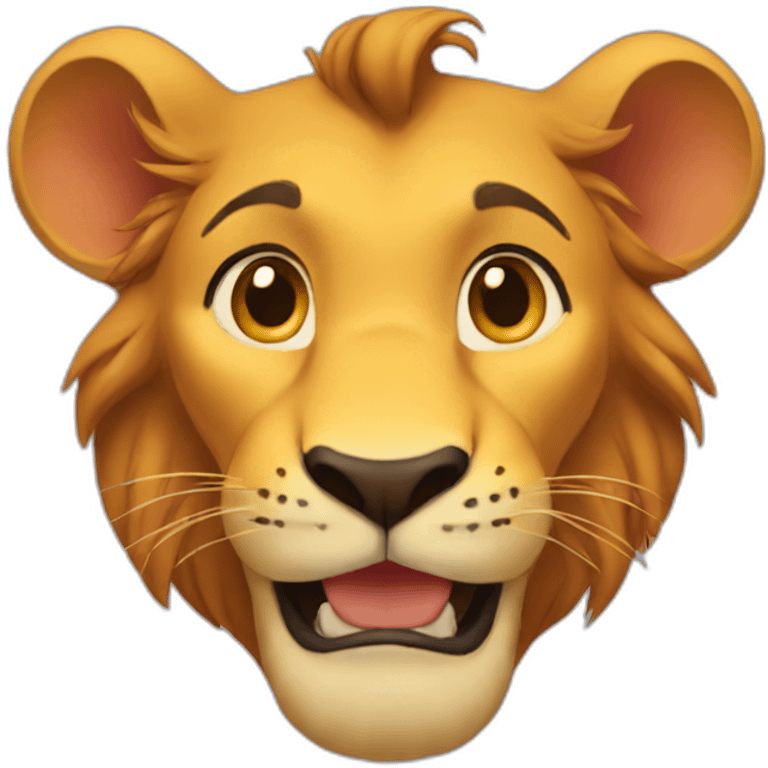 Simba emoji | AI Emoji Generator