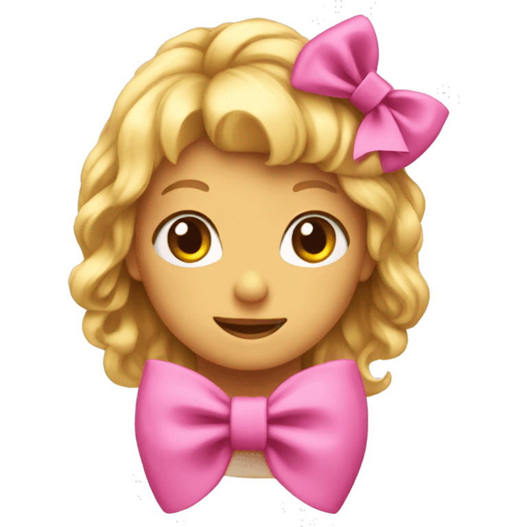 Pink bow emoji | AI Emoji Generator