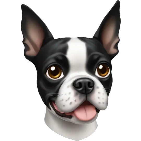 Boston terrier emoji | AI Emoji Generator