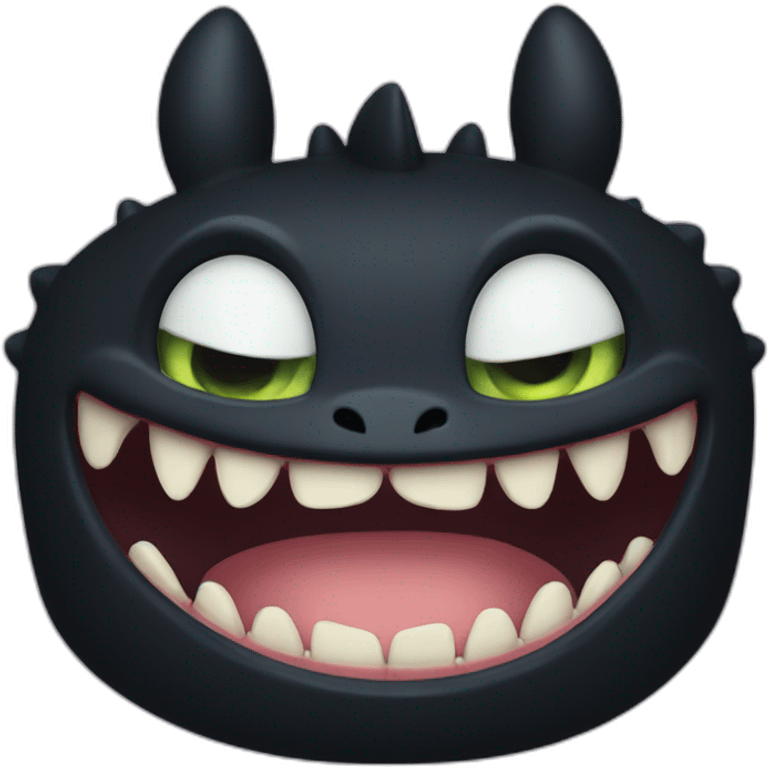 Toothless emoji