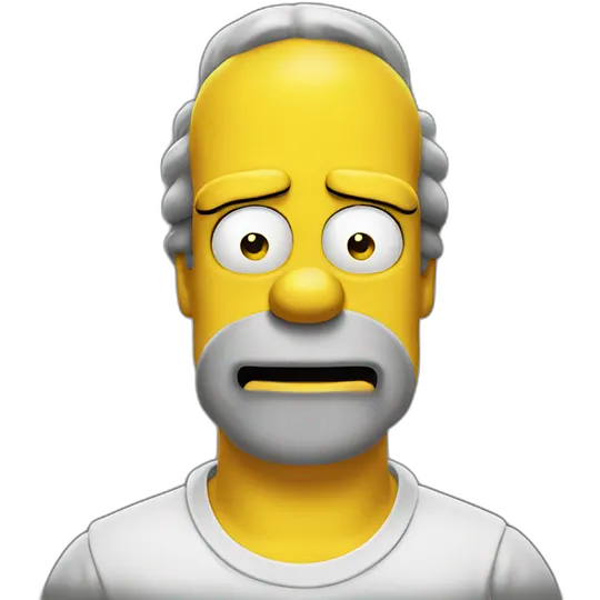 Homer Simpson emoji | AI Emoji Generator