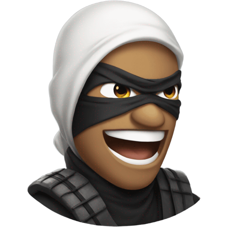 laughing ninja emoji | AI Emoji Generator