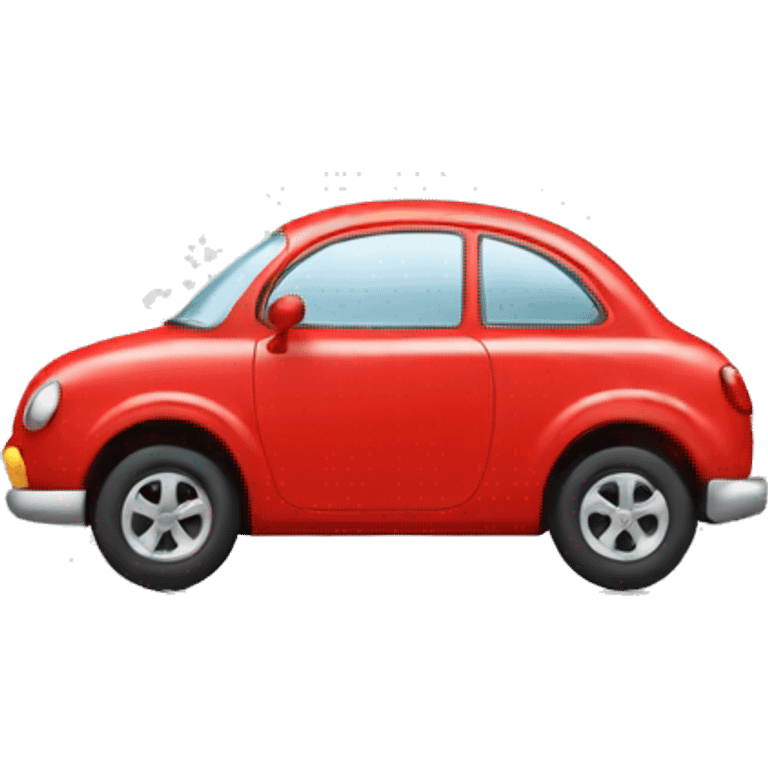 Little red car from front emoji | AI Emoji Generator