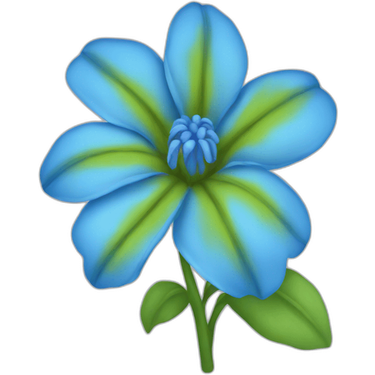 blue flower emoji | AI Emoji Generator