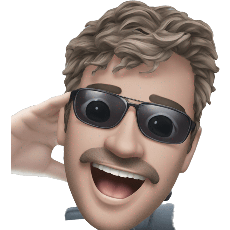 cool dude portrait selfie sunset emoji