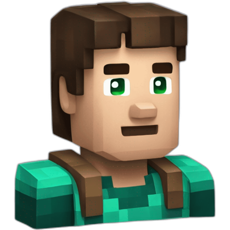 Steve from Minecraft emoji | AI Emoji Generator