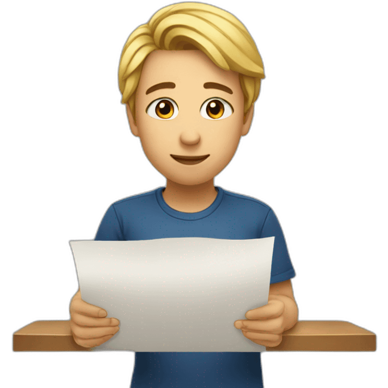 signing looking up emoji