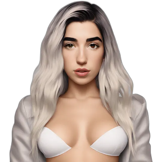dua lipa chest emoji | AI Emoji Generator