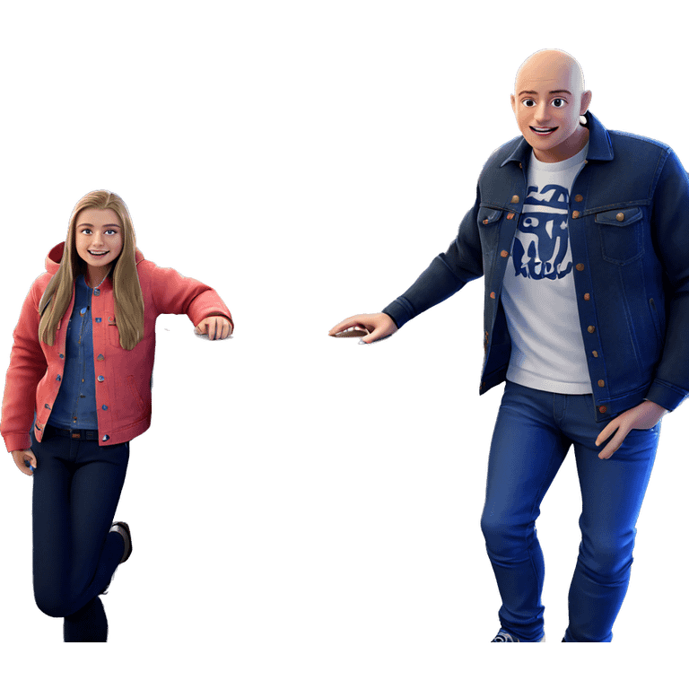 bald guy in denim jacket emoji | AI Emoji Generator