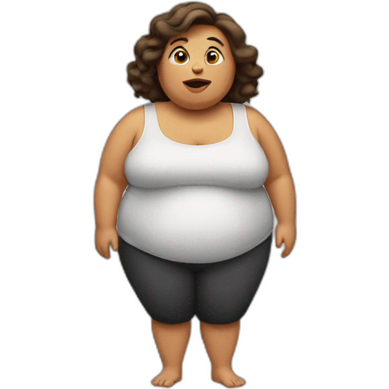 fat-woman emoji