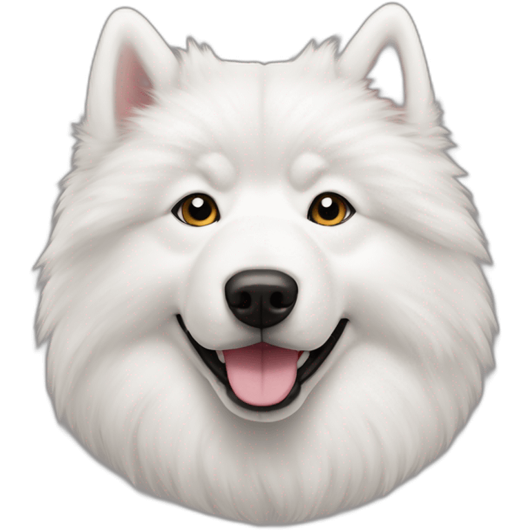 samoyed-portrait emoji | AI Emoji Generator