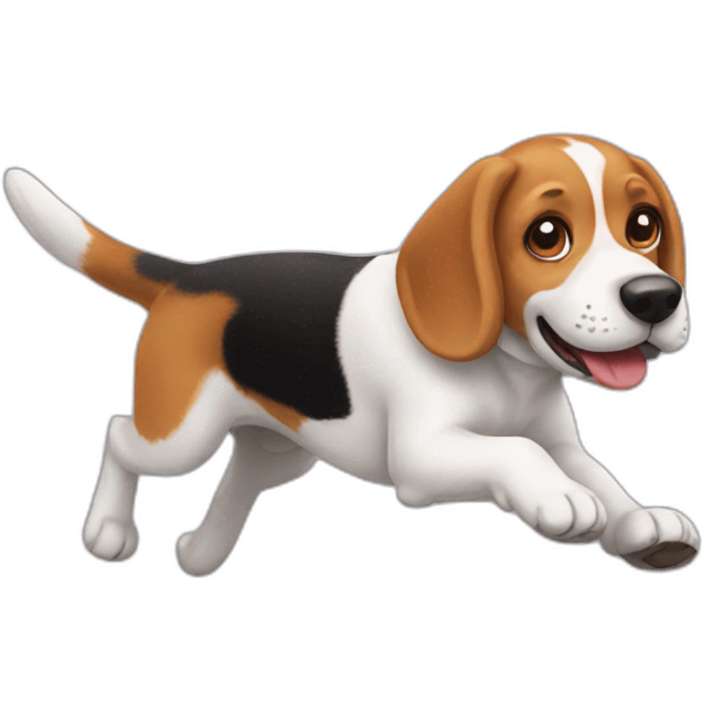 flying beagle emoji | AI Emoji Generator
