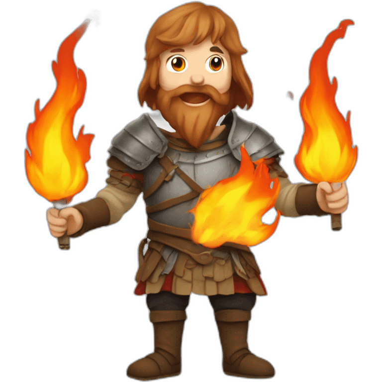 medieval firebreather emoji | AI Emoji Generator