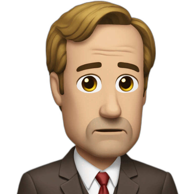 saul goodman sad emoji | AI Emoji Generator