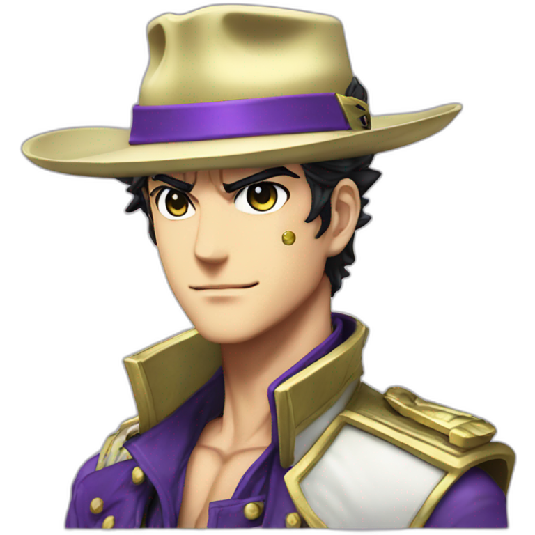 jotaro from jojo bizarre adventure emoji | AI Emoji Generator