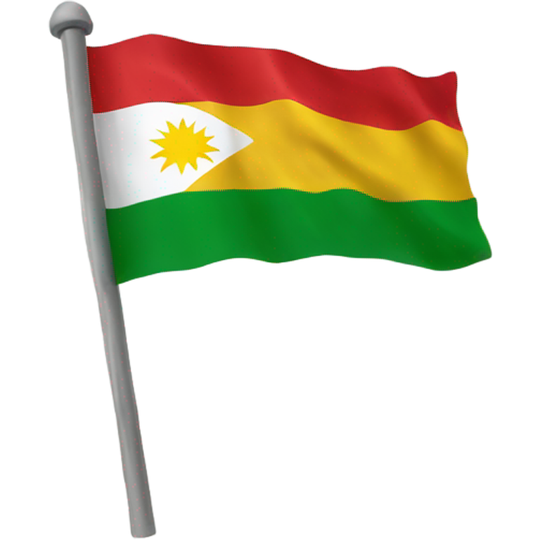 Kurdistan flag emoji emoji | AI Emoji Generator
