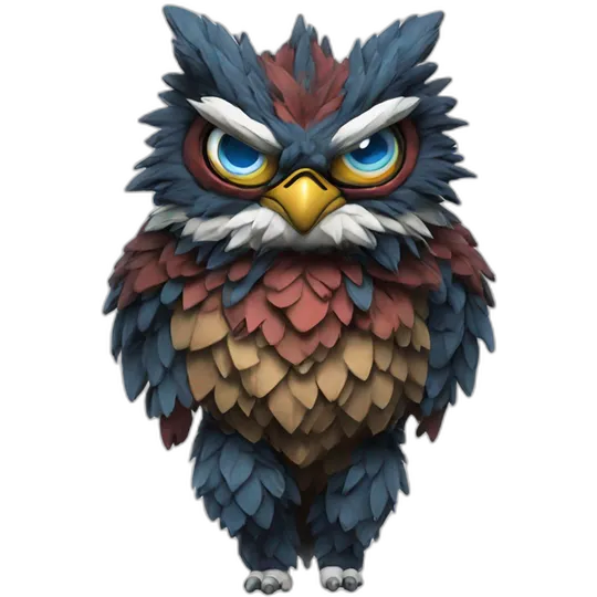 calm blue-eyed pokemon solo emoji | AI Emoji Generator