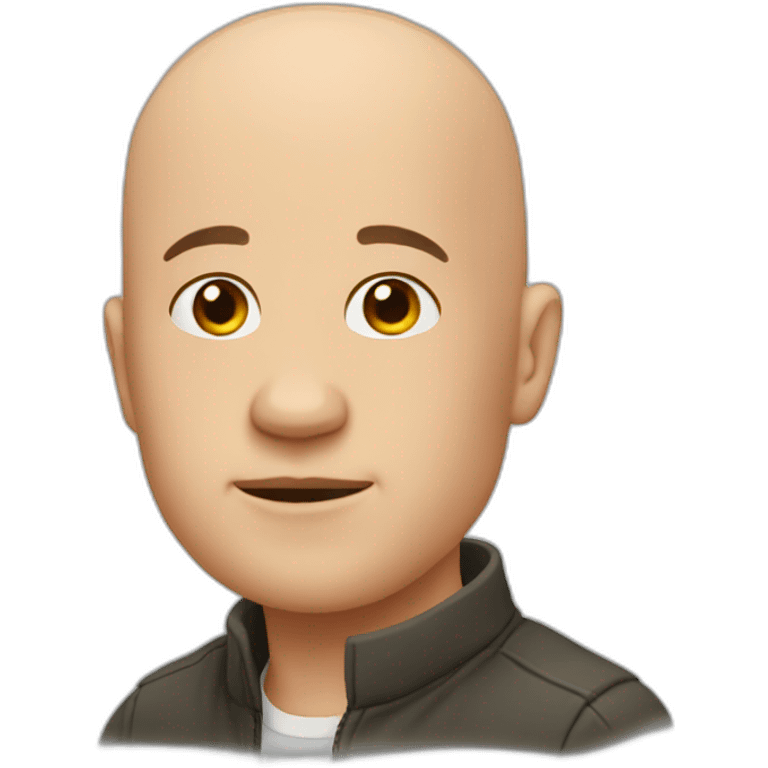bald gang emoji | AI Emoji Generator