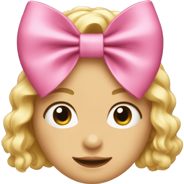 Pink bow emoji | AI Emoji Generator