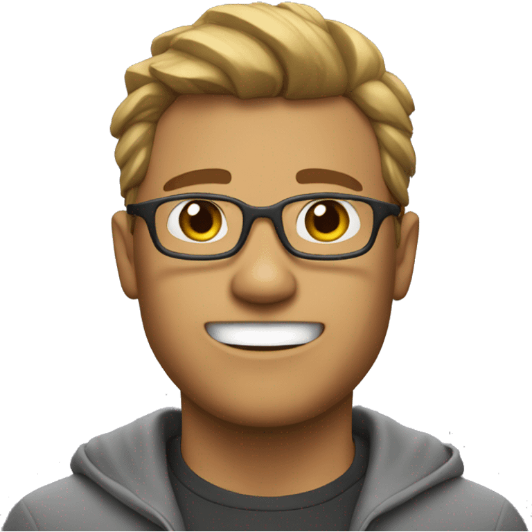 A pro coder named Noah emoji | AI Emoji Generator