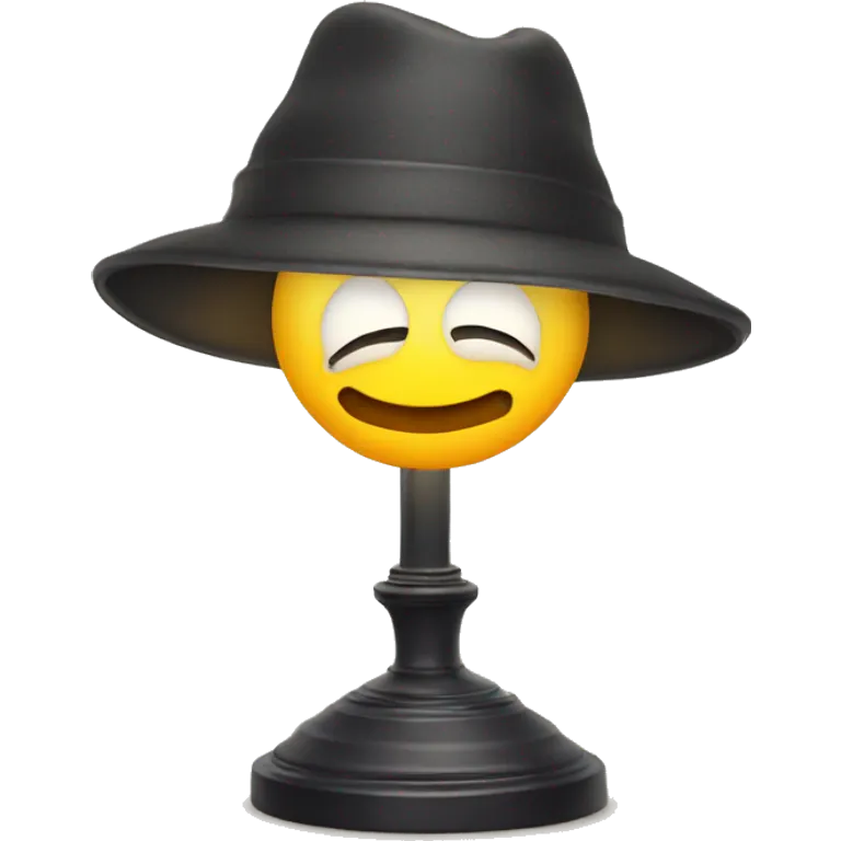 a lamp wearing a hat emoji | AI Emoji Generator