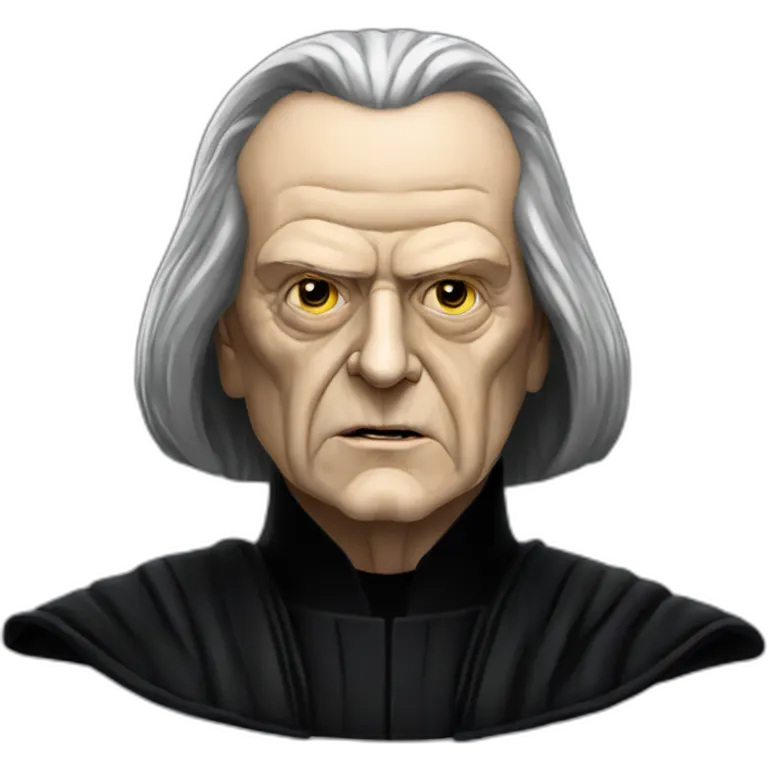 Emperor Shiev Palpatine (black robe) Star Wars The return of the jedi ...