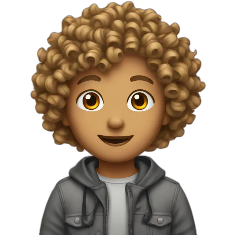 Curly emoji | AI Emoji Generator