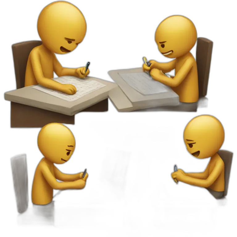 human creating world through writing emoji | AI Emoji Generator