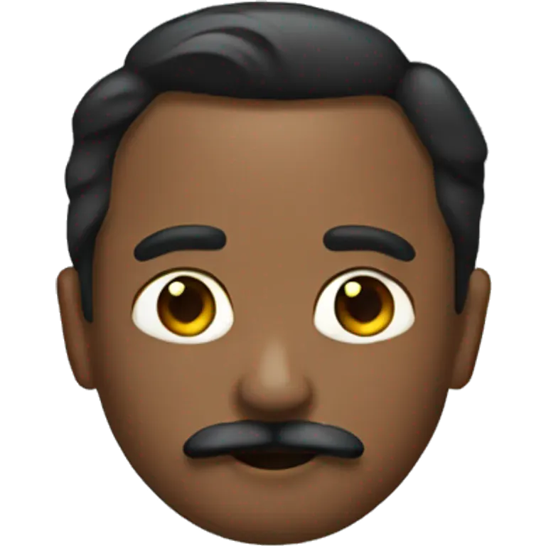 Black elon musk mustache emoji | AI Emoji Generator