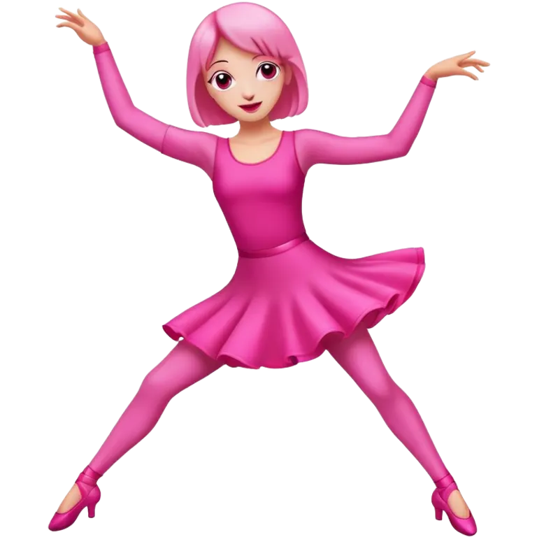Pink dancer emoji emoji | AI Emoji Generator