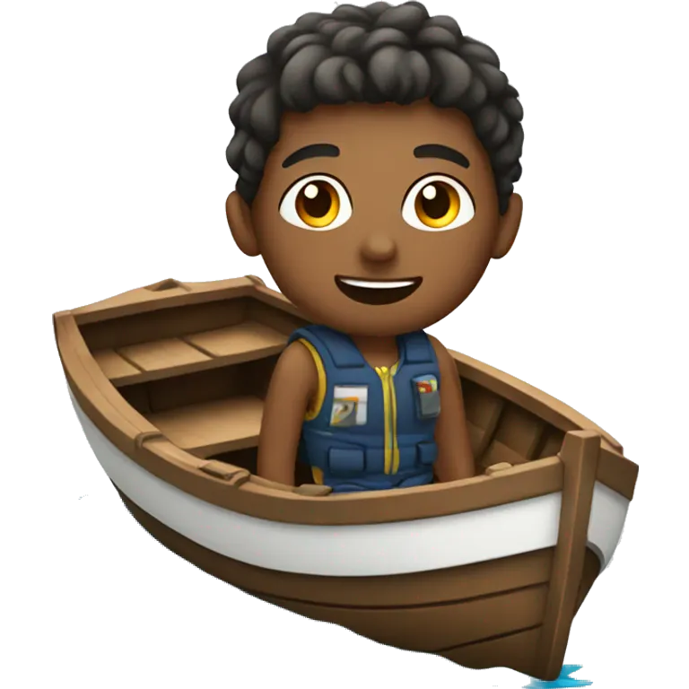 boy on a boat emoji | AI Emoji Generator