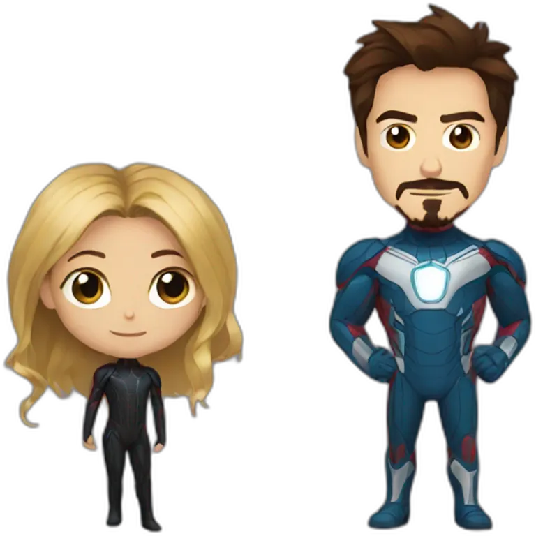 spider et Tony stark emoji | AI Emoji Generator