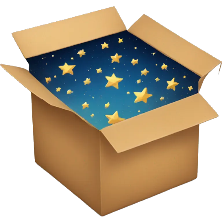 box with stars emoji | AI Emoji Generator