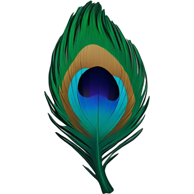 peacock feather emoji | AI Emoji Generator
