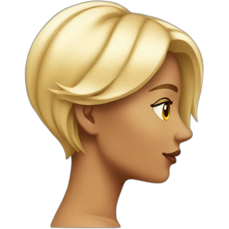 Sexywoman side profile emoji | AI Emoji Generator