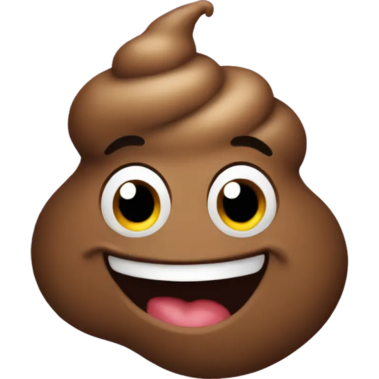happy poop emoji | AI Emoji Generator