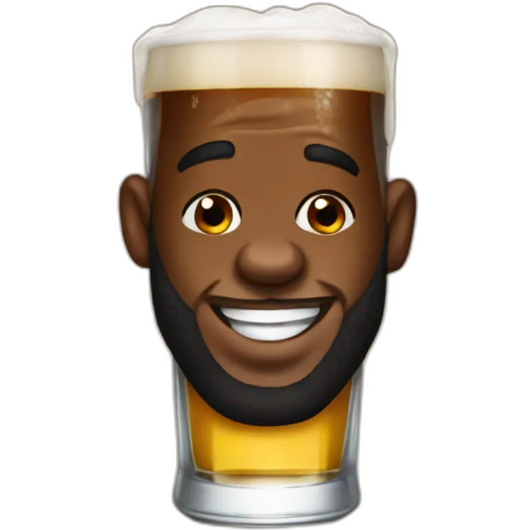 Lebron james drink beer emoji | AI Emoji Generator