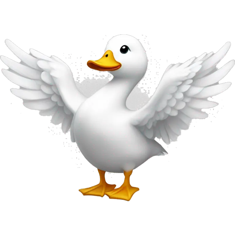 like white duck wing emoji | AI Emoji Generator
